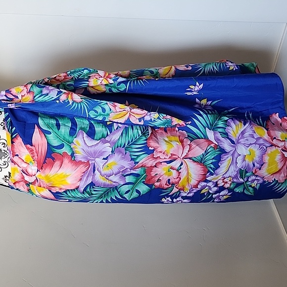 Hawaii Creations | Swim | Multicolored Hibiscus Floral Polynesian ...
